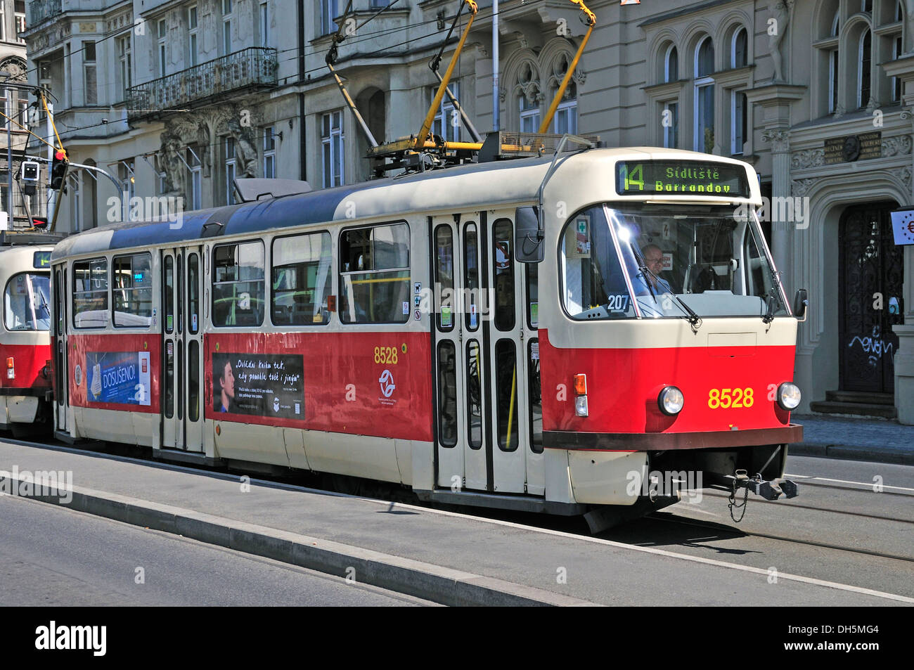 Old czech tram hi-res stock photography and images - Alamy