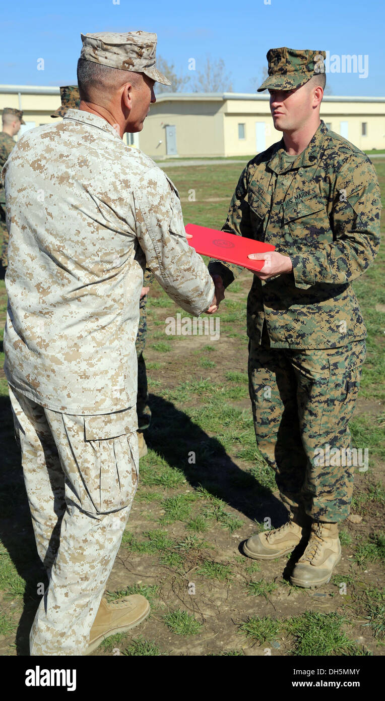 Brigadier Gen. James Lukeman, commanding general of 2nd Marine Division ...