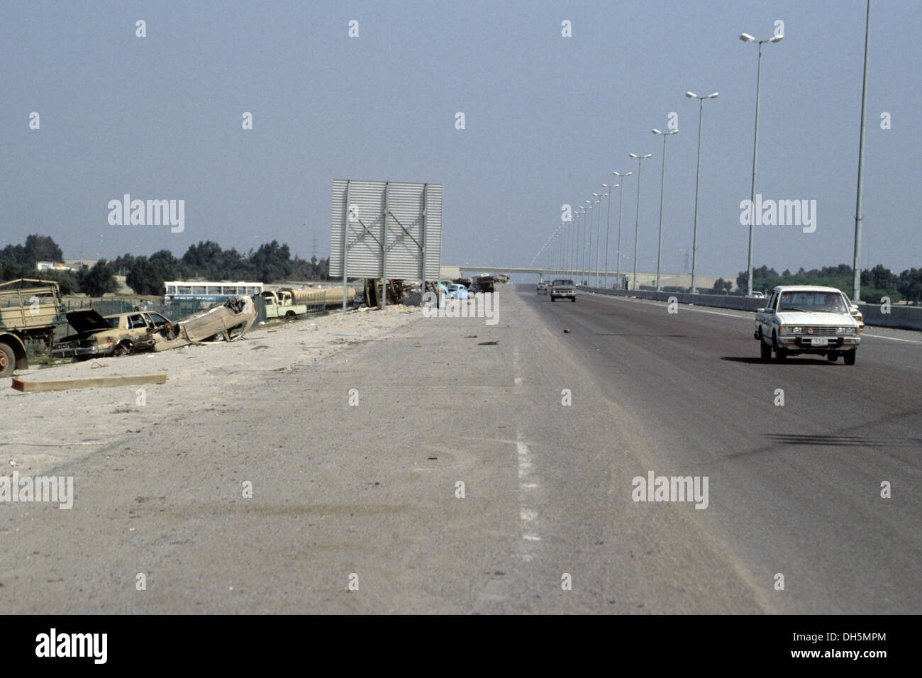 The aftermath of the 1991 Gulf War in Kuwait : devastation in the Al ...