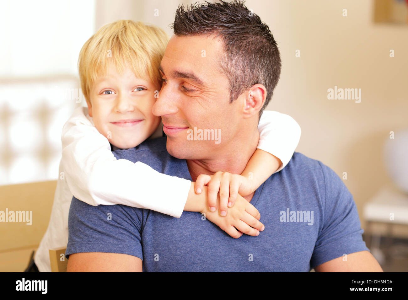 Father and son having fun at home hi-res stock photography and images ...