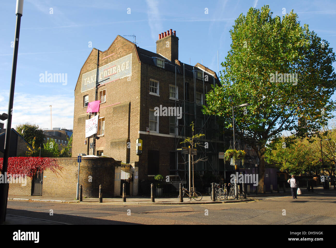 Park Road Southwark squatters in Britain's most expensive council house ...
