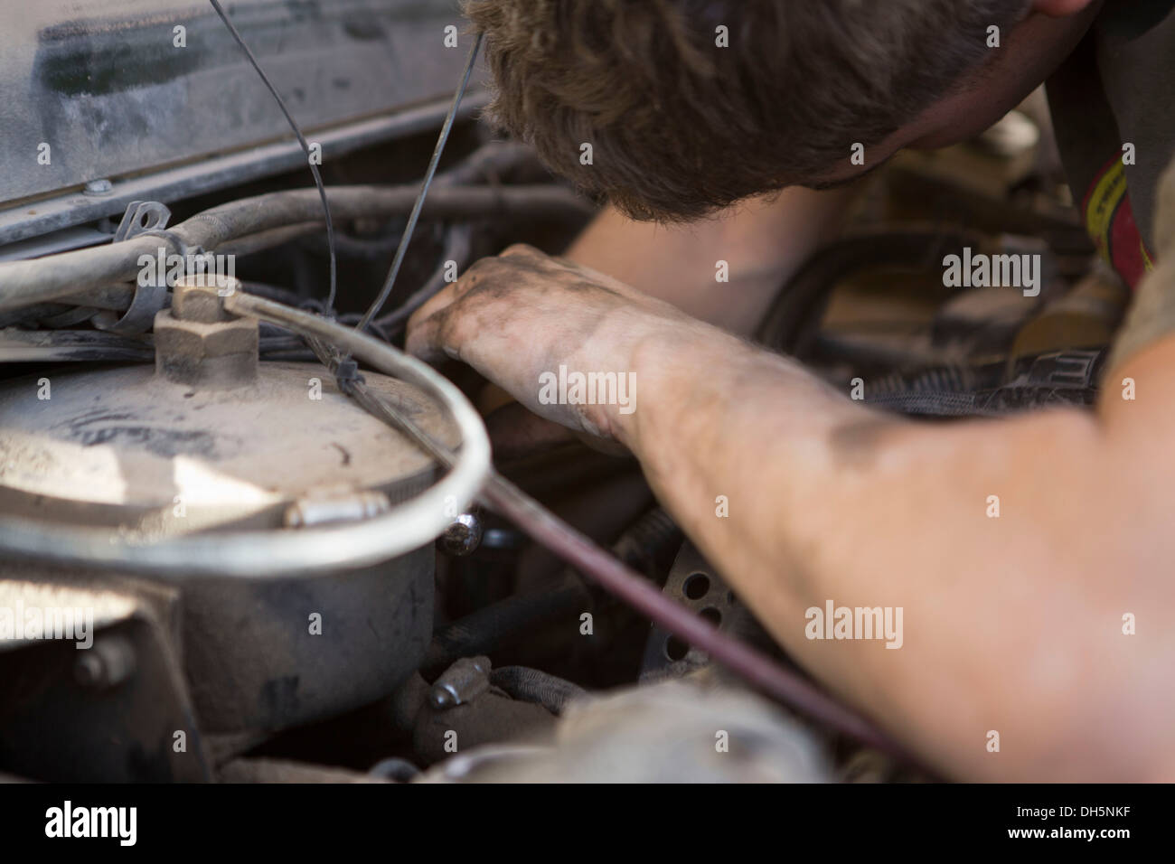 U.S. Marine Corps Lance Cpl. Alex Thomason, a motor transport mechanic ...