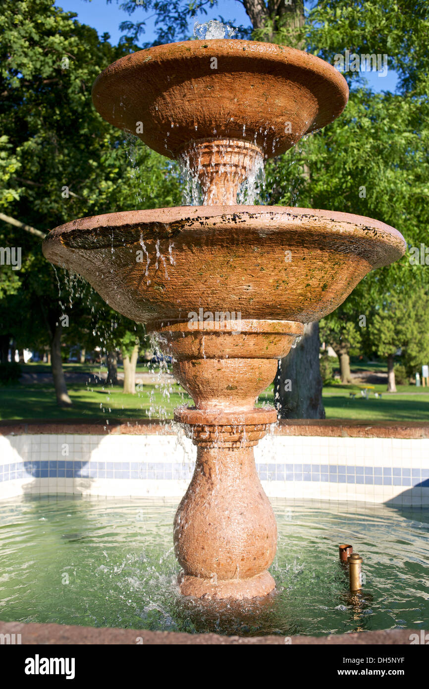 Queretero fountain at Kollen Park in Holland, Michigan Stock Photo - Alamy