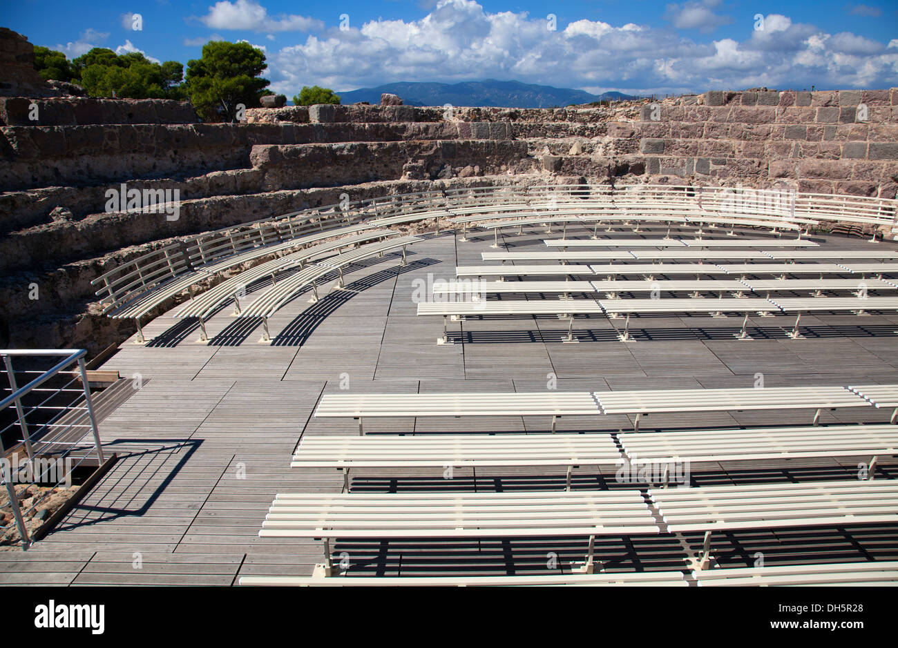 Nora Ruins Theater in Southern Sardinia Stock Photo - Alamy