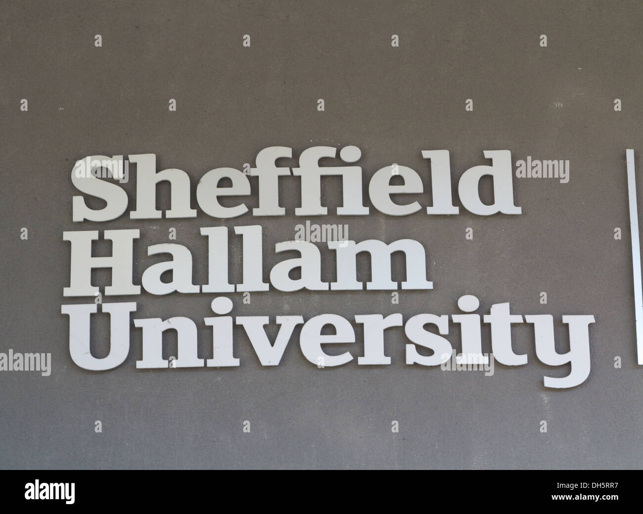 Sheffield Hallam University Stock Photo - Alamy