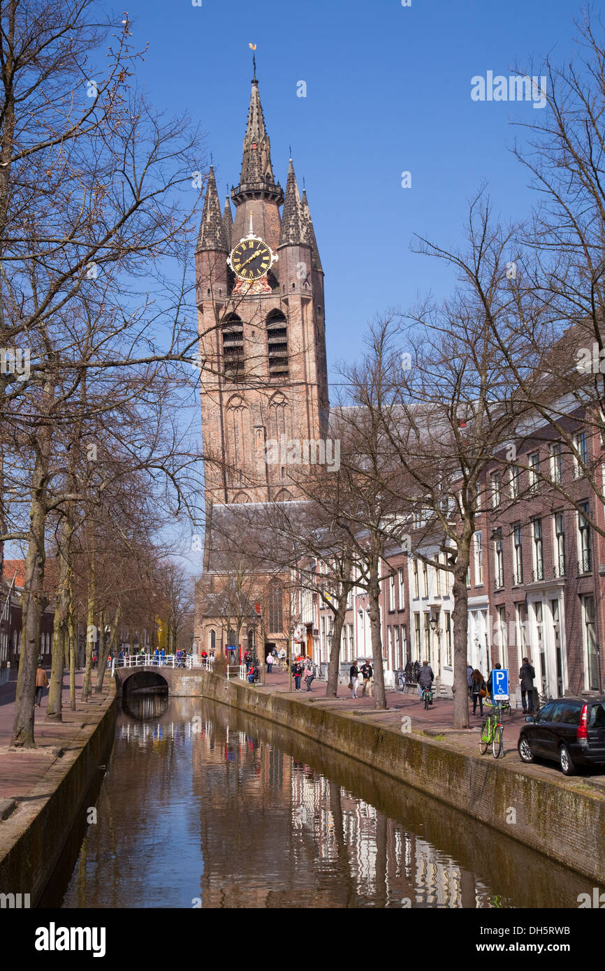 Europe, Netherlands, Delft, Oude Kerk Stock Photo - Alamy
