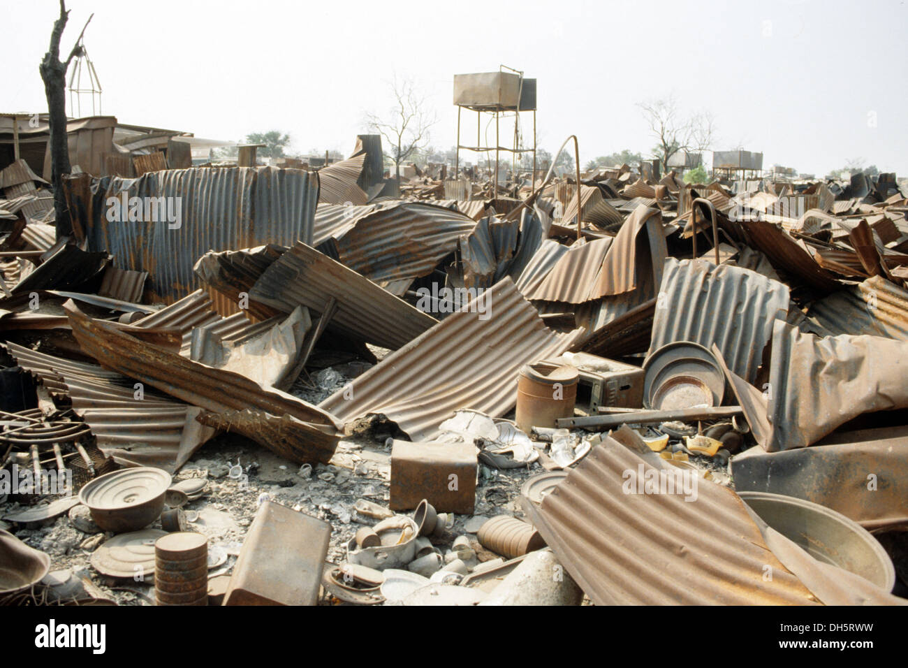 The aftermath of the 1991 Gulf War in Kuwait : devastation in the Al ...