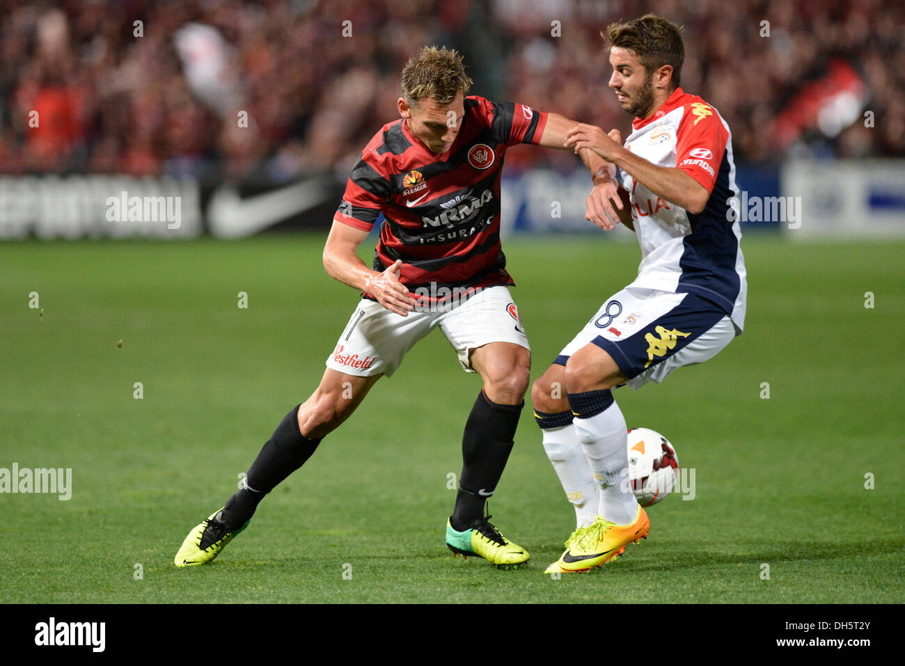 Sydney, Australia. 01st Nov, 2013. Wanderers forward Brendon Santalab ...