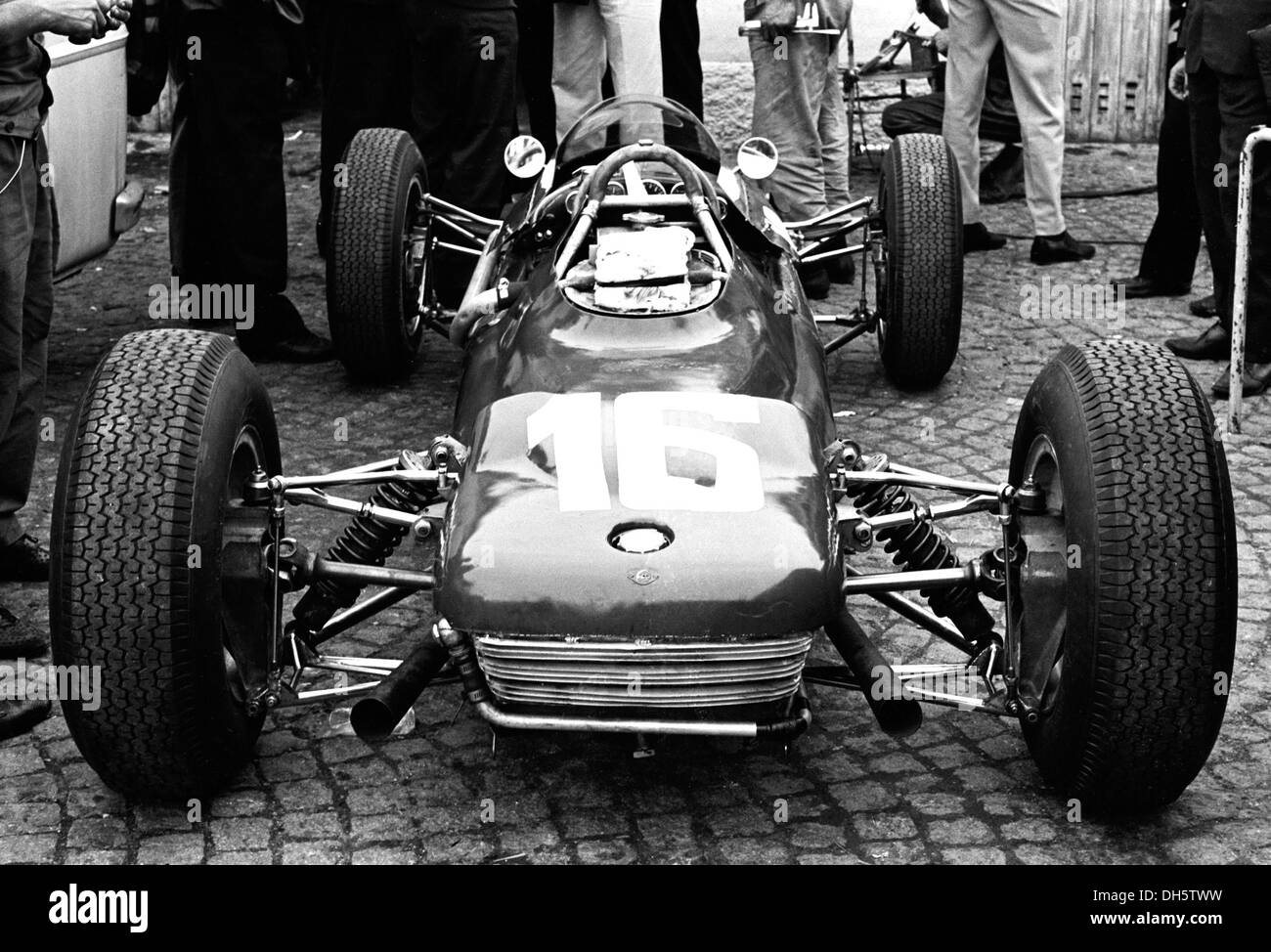 Ferrari 156 Aero monocoque car upon its debut. Italian GP, Monza, Italy ...