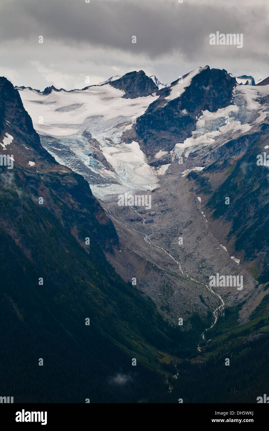 Evidence of receding glaciation in the Purcell Mountains, B.C. Canada ...