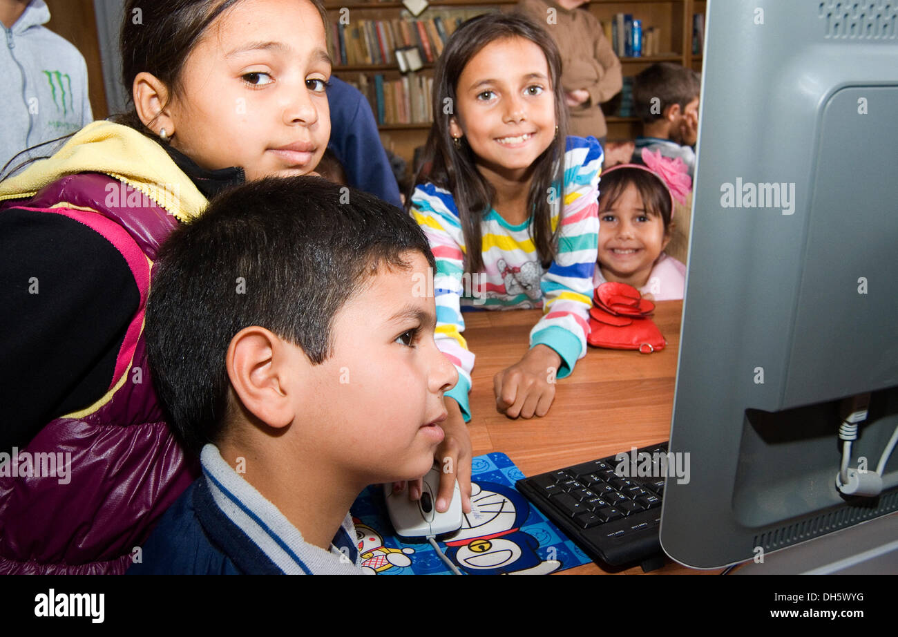 Bulgaria November 1st 2013: Watching and learning as children play on ...