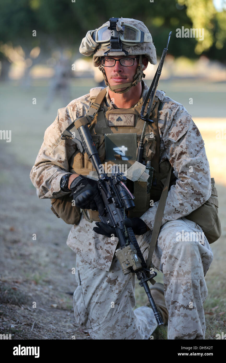 MARINE CORPS AIR STATION YUMA, Ariz. – Corporal Josh Karban, fire team ...