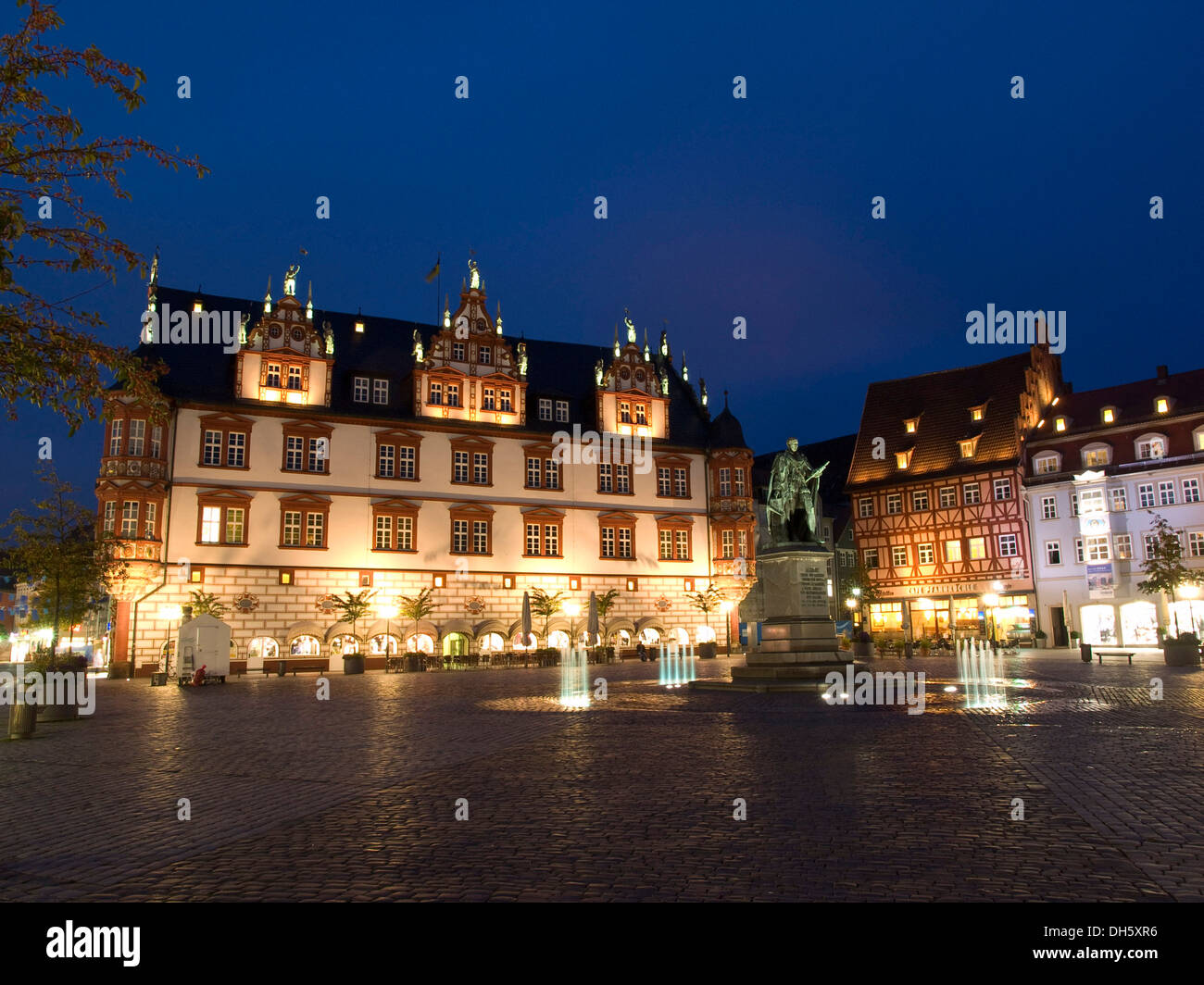 Prince Albert memorial and town house, Coburg, Franconia, Bavaria Stock ...
