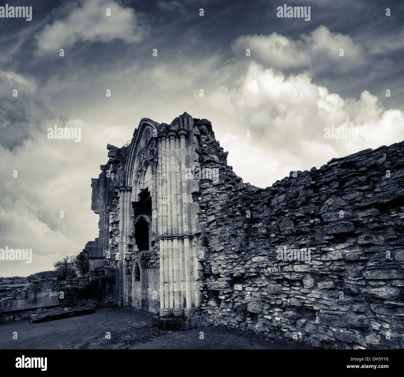 Derelict stone chapel hi-res stock photography and images - Alamy