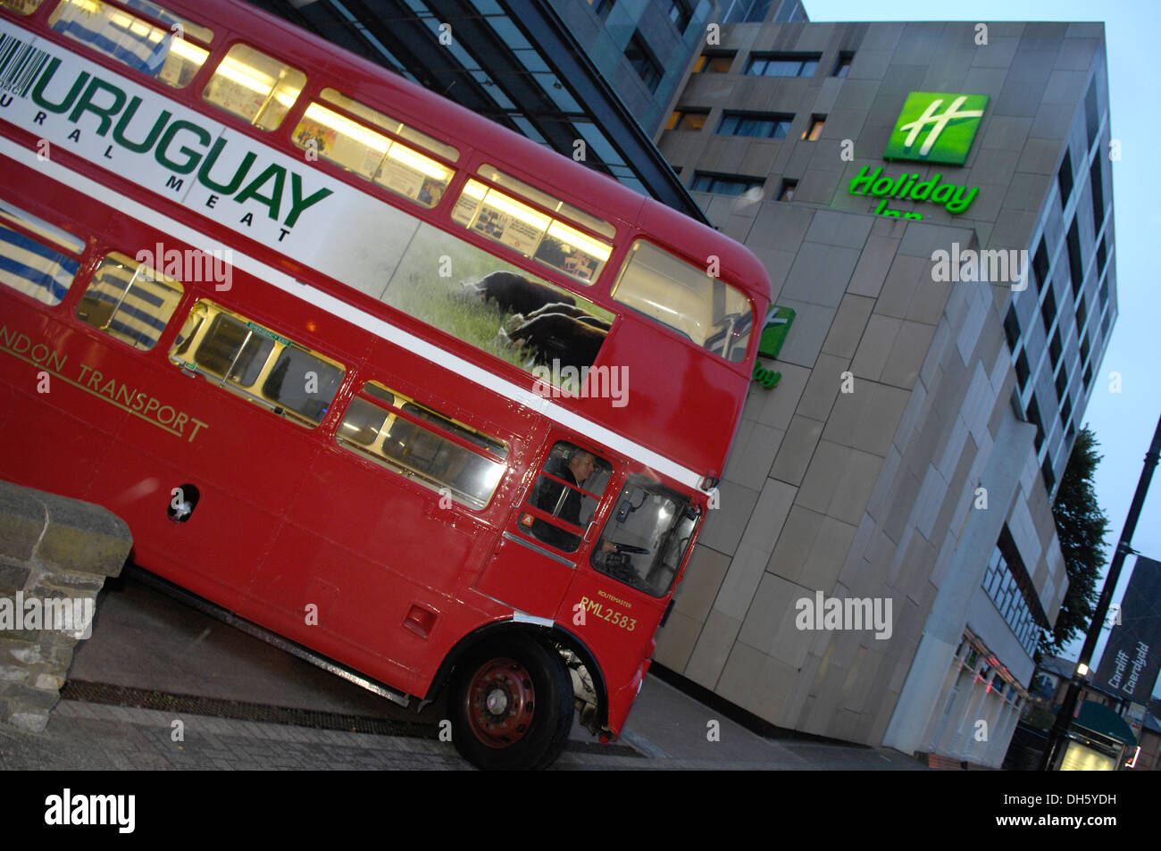 This is a Routemaster double-decker bus, used by London Transport ...