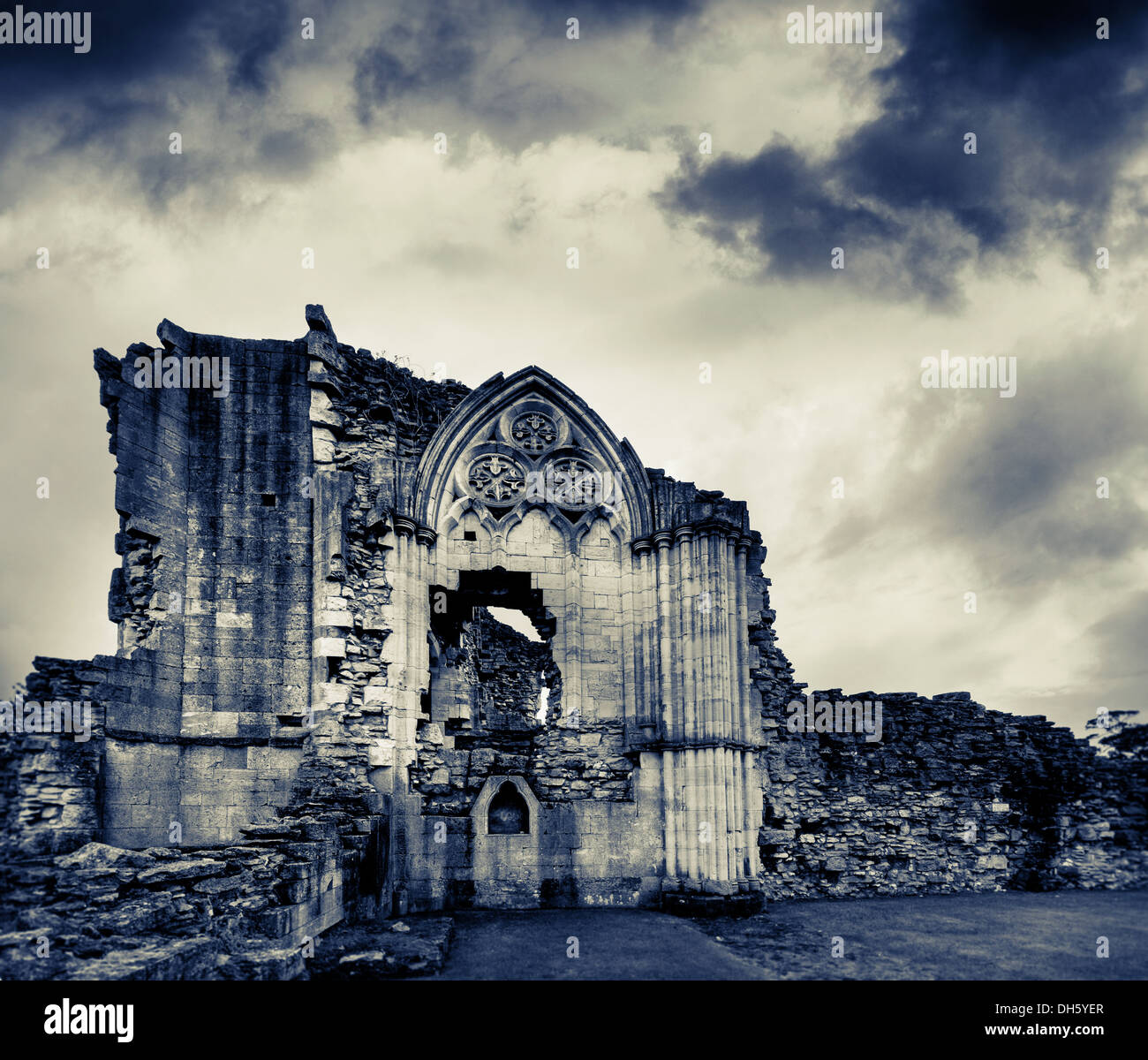 Derelict stone chapel hi-res stock photography and images - Alamy