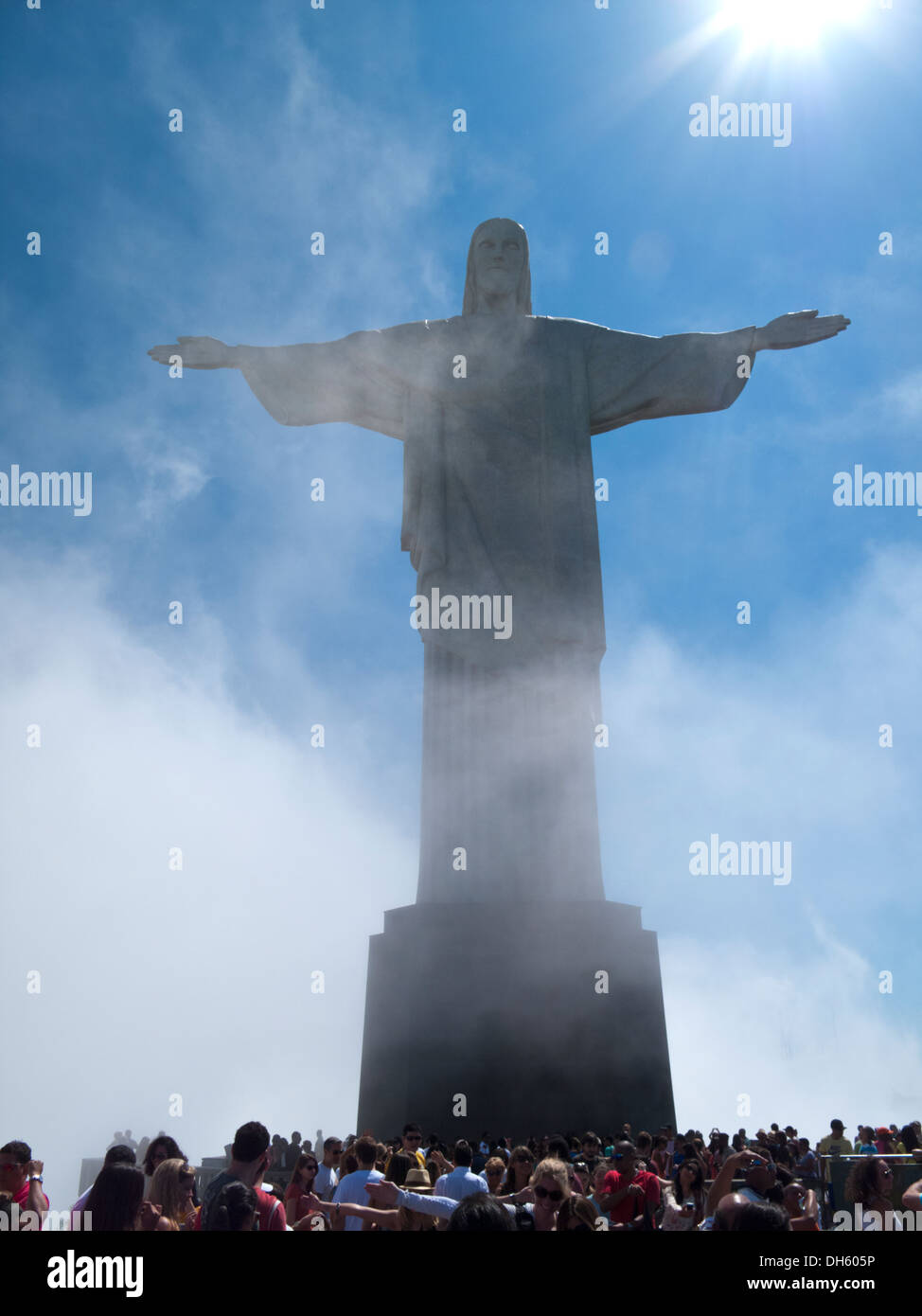 Christ The Redeemer, Cristo Redentor,Statue Rio De Janeiro Brazil Stock ...