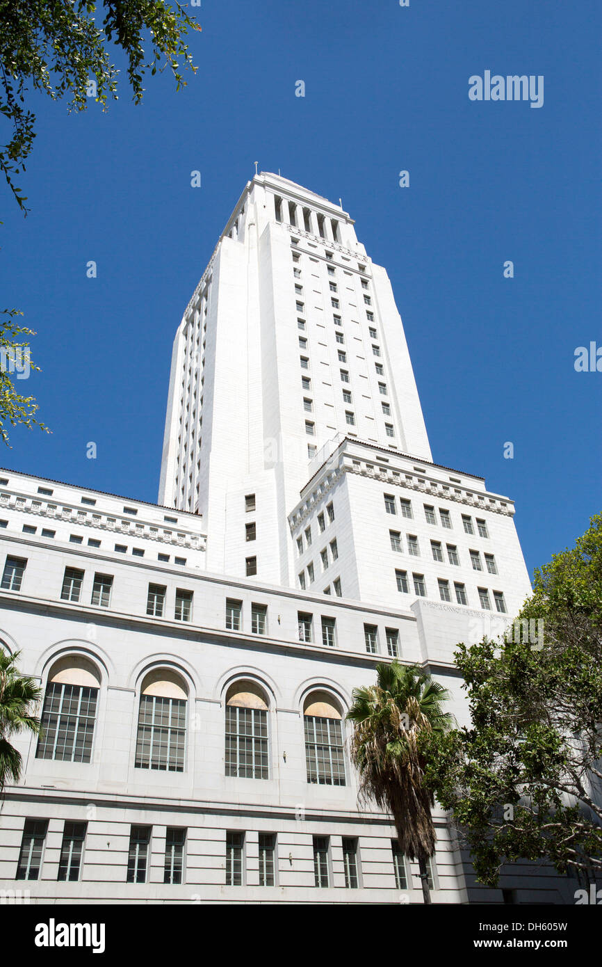 The building of the Los Angeles City Hall Stock Photo - Alamy