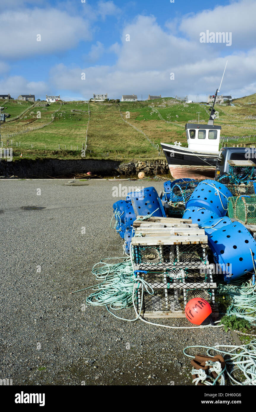 Carloway harbour Isle of Lewis Western Isles Scotland UK Stock Photo ...