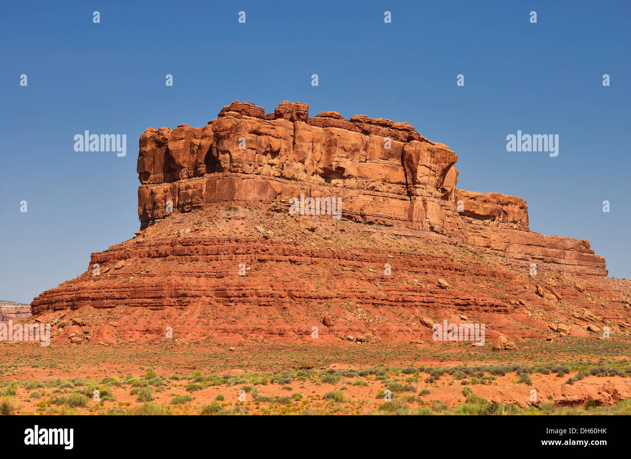 Castle Butte, Valley of the Gods, San Juan County, Utah, United States ...