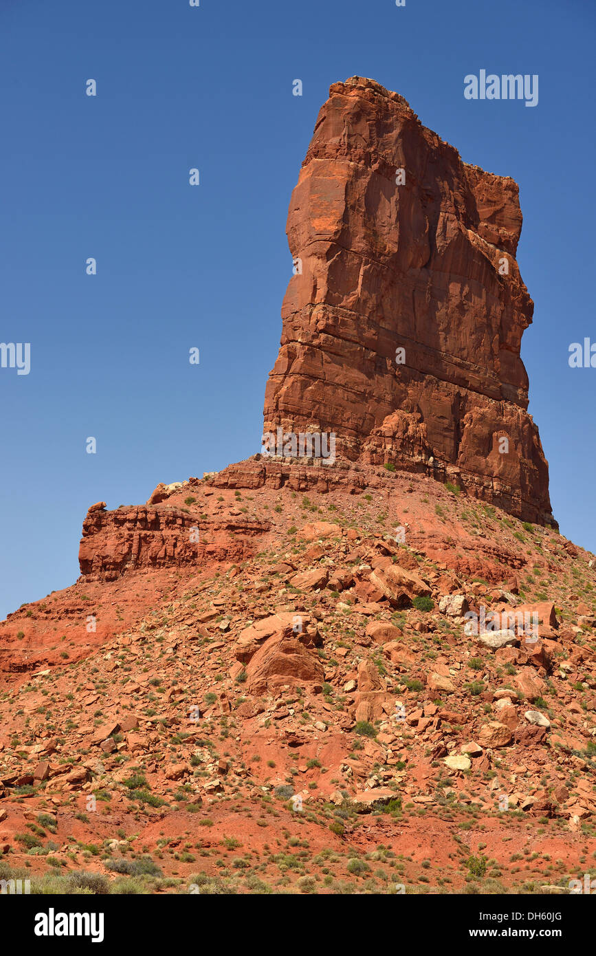 Castle Butte, Valley of the Gods, San Juan County, Utah, United States ...