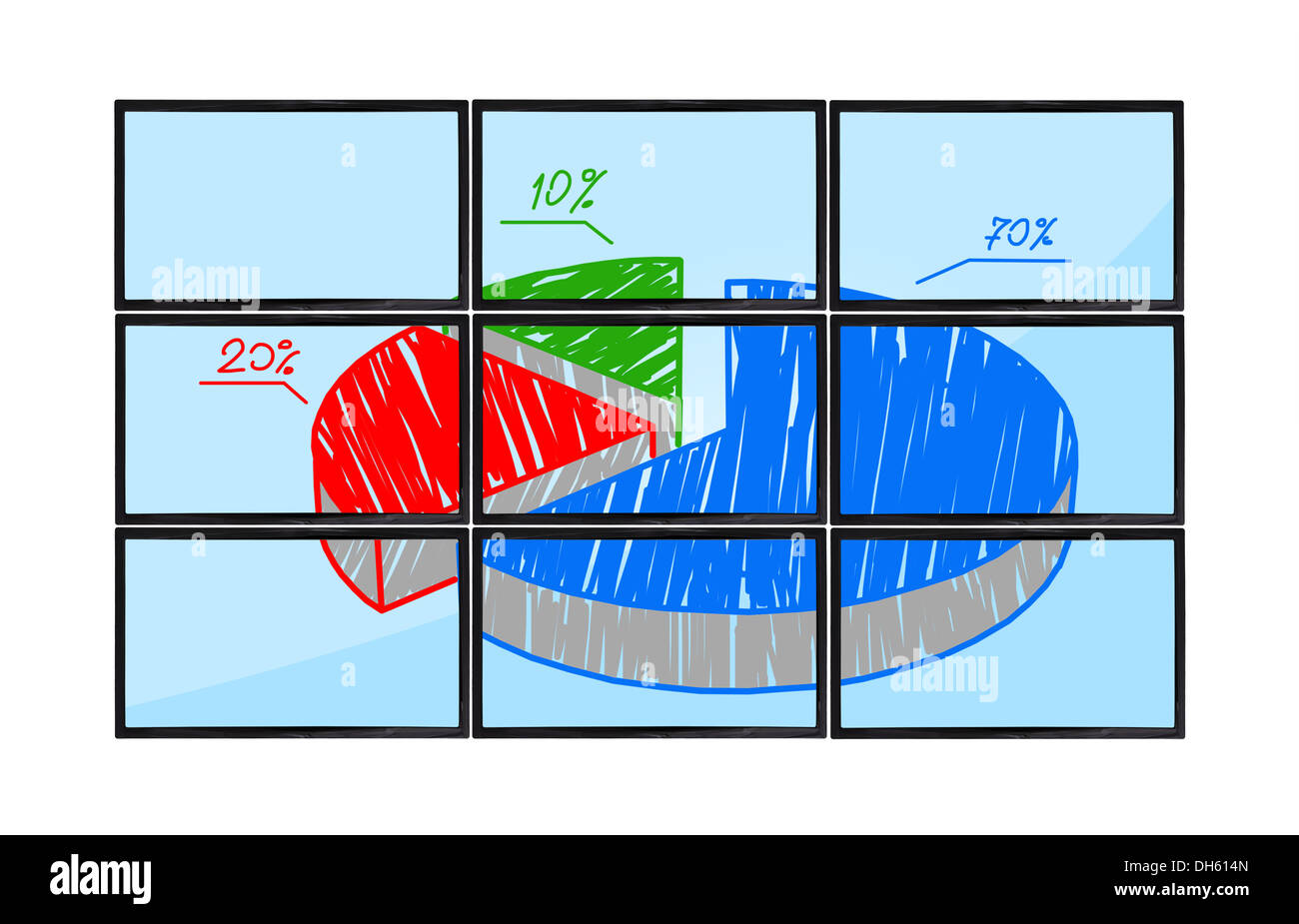 Flat panel chart hi-res stock photography and images - Alamy