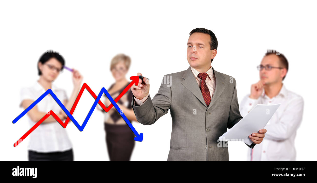 Drawing graph hi-res stock photography and images - Alamy