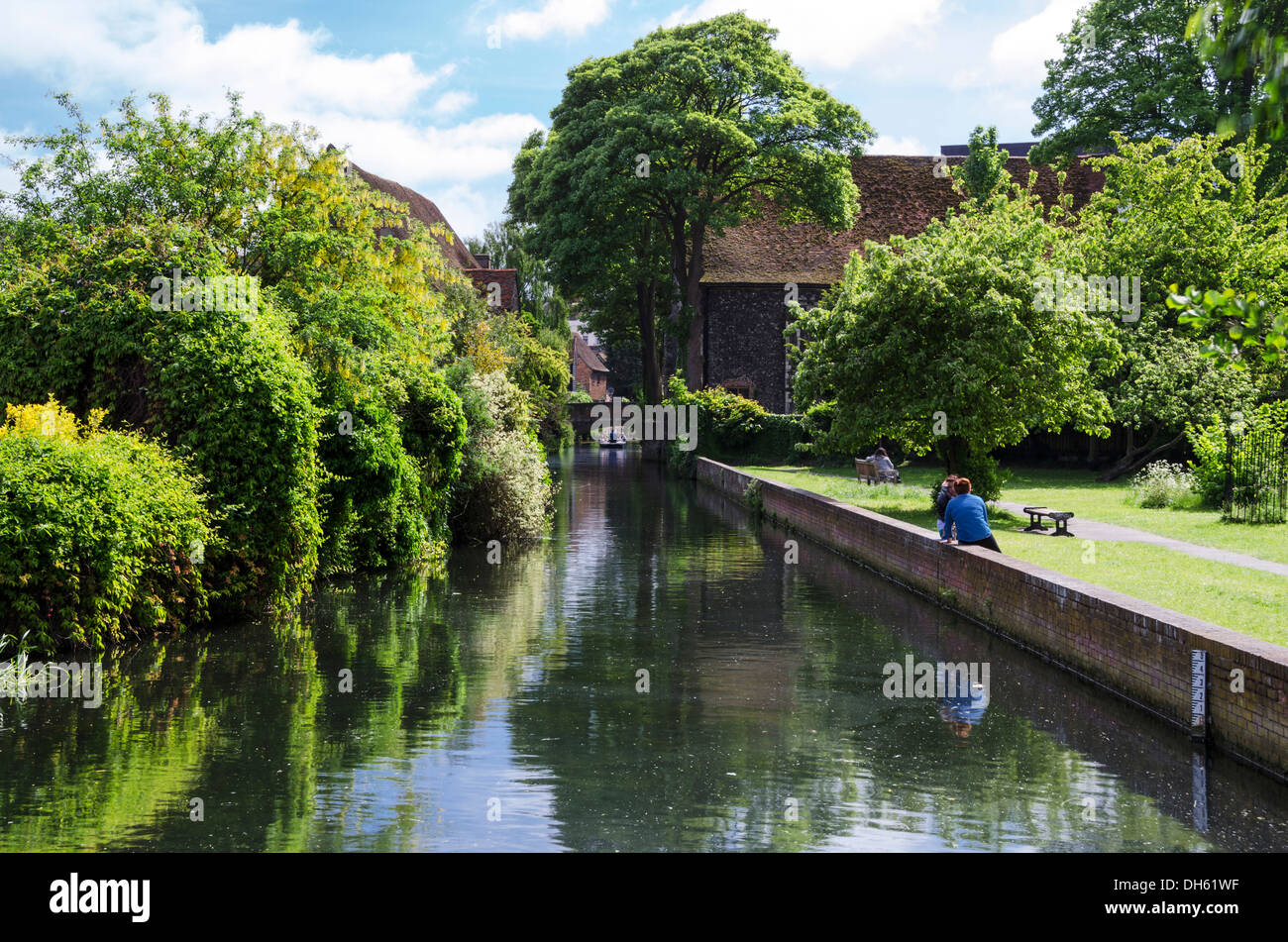 A riverside view Stock Photo - Alamy