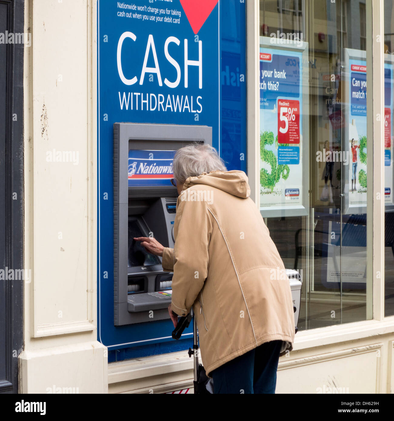 Old gray haired lady hi-res stock photography and images - Alamy