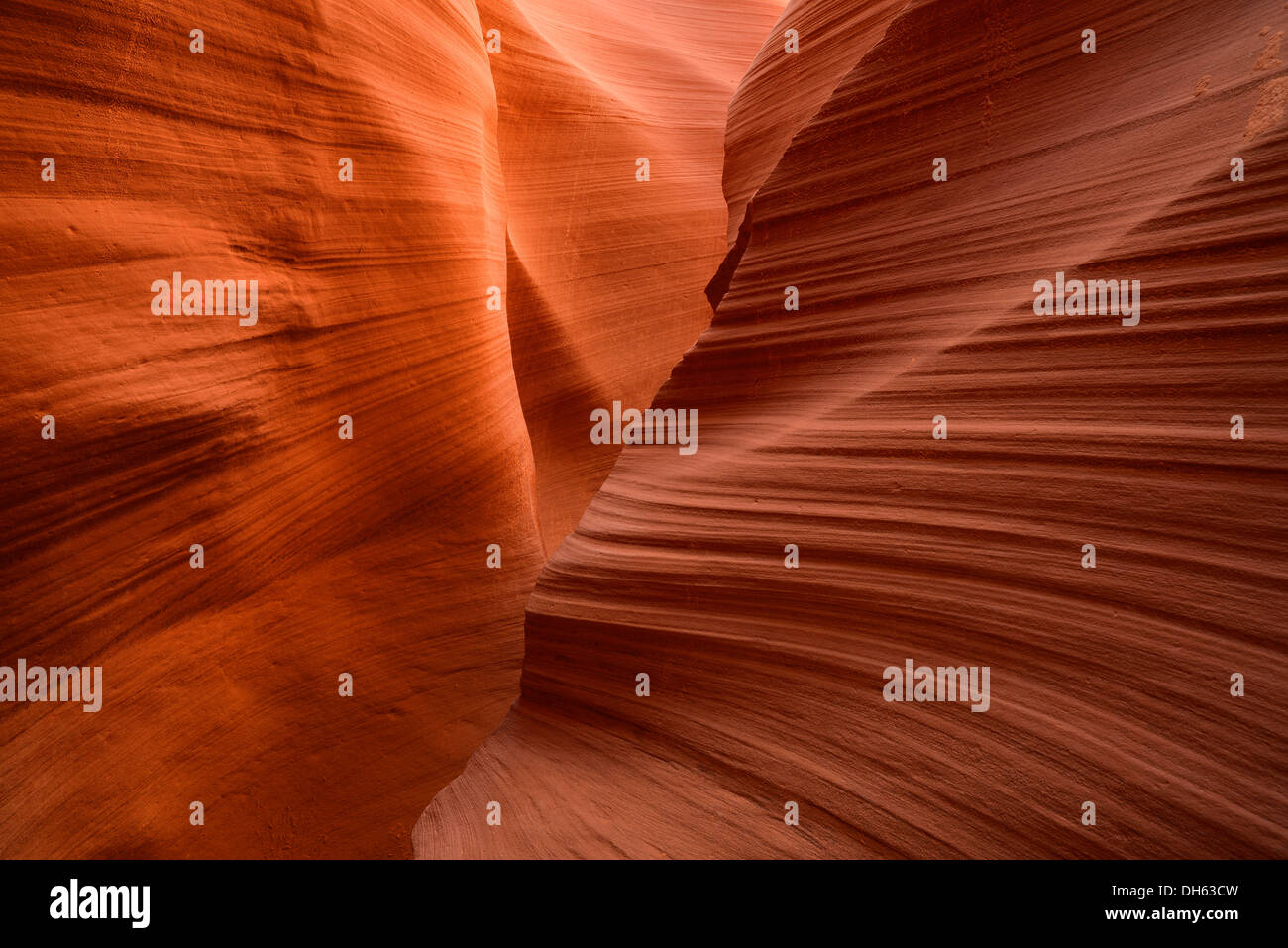 Red sandstone of the Moenkopi Formation, rock formations, colors and ...