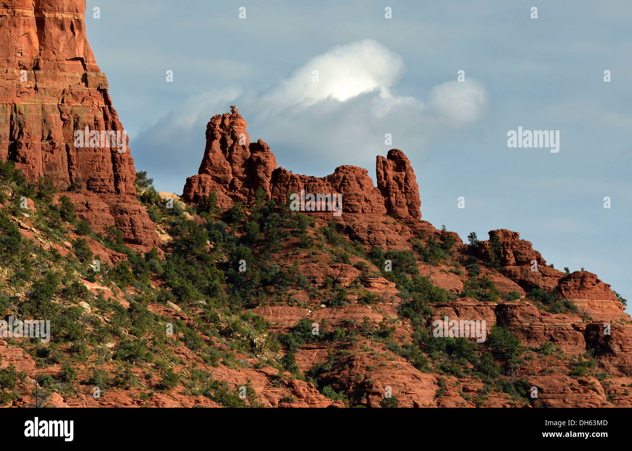Snoopy Rock, Oak Creek Canyon, Sedona Arizona, Southwest, United States ...