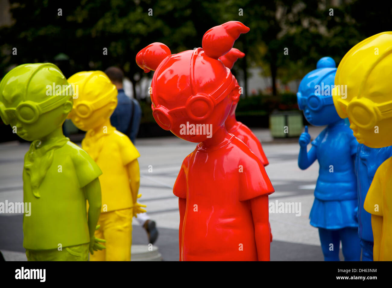 "The Watch" a collection of 16 brightly-colored goggle-wearing child ...