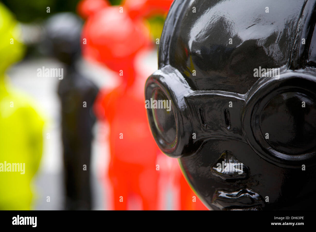 "The Watch" a collection of 16 brightly-colored goggle-wearing child ...