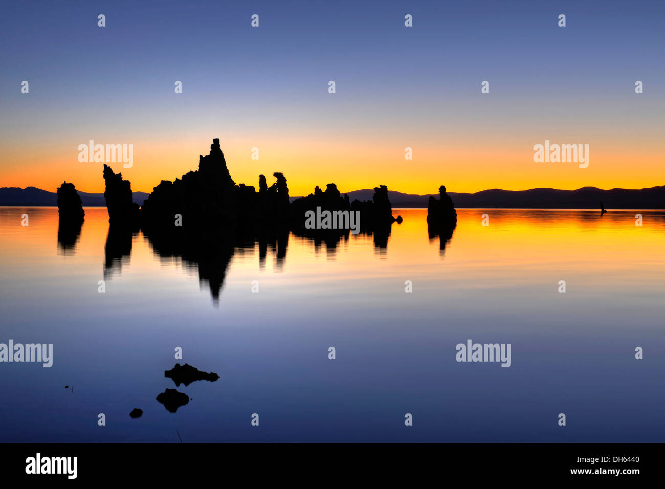 Parachute Tufa, dawn, Tufa Rocks at sunrise, calc-tuff rock formations ...