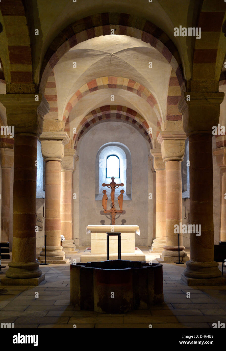 Eastern wing of the crypt, tomb of the Salian dynasty, largest ...