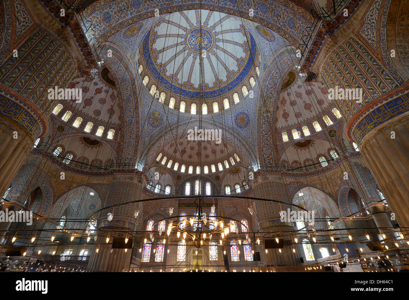 Blue Mosque Ceiling Interior High Resolution Stock Photography and ...