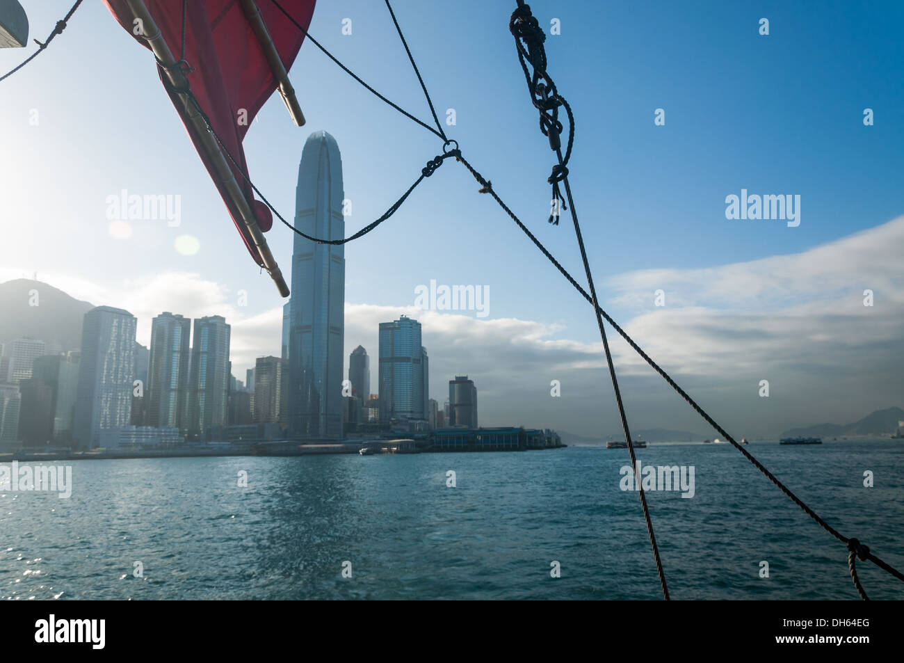 The Hong Kong skyline from across Victoria Harbor Stock Photo - Alamy