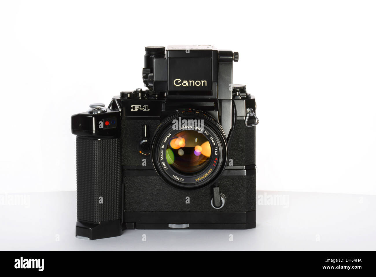 Professional camera from the 70s, Canon F-1, 1970 model with a Servo EE ...