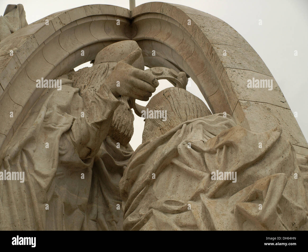 Hungary Estergom Ostrihom basilica statue coronation of king Istvan ...