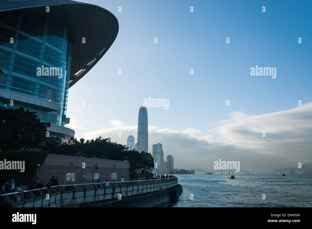 The Hong Kong skyline from across Victoria Harbor Stock Photo - Alamy