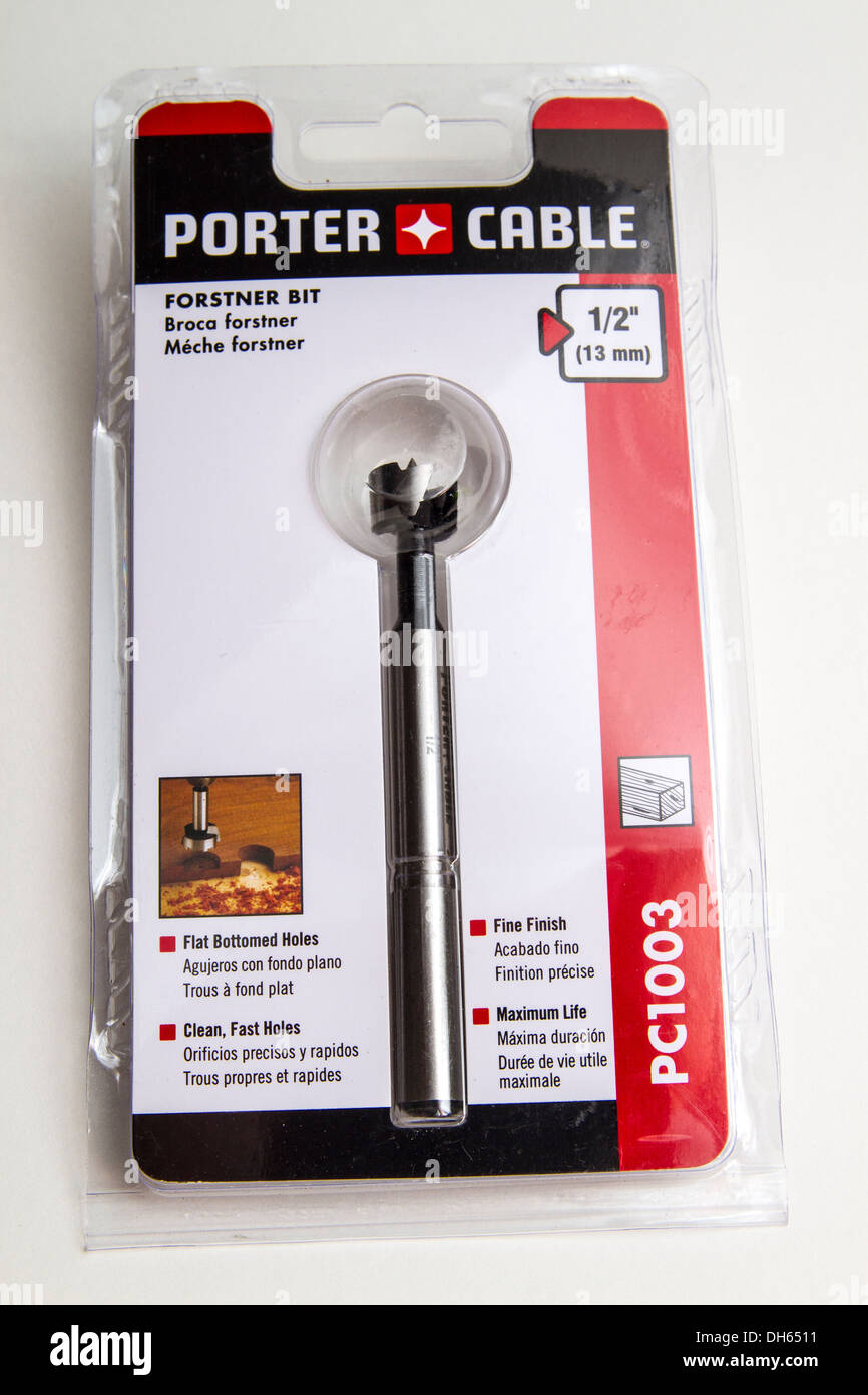 A Forstner style wood boring bit Stock Photo - Alamy