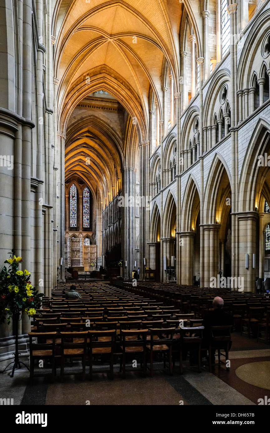 The interior of Truro Cathedral Stock Photo - Alamy