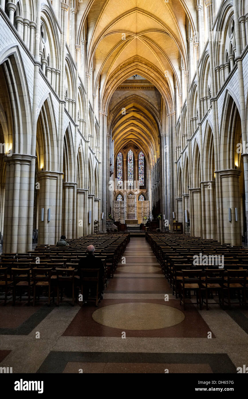 The interior of Truro Cathedral Stock Photo - Alamy