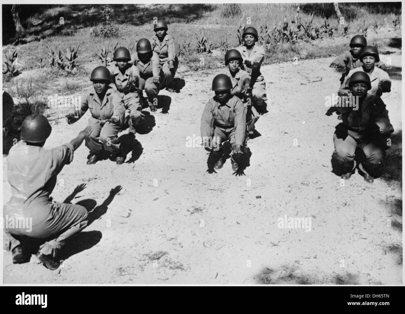 This photograph shows African-American nurses, recently commissioned as ...