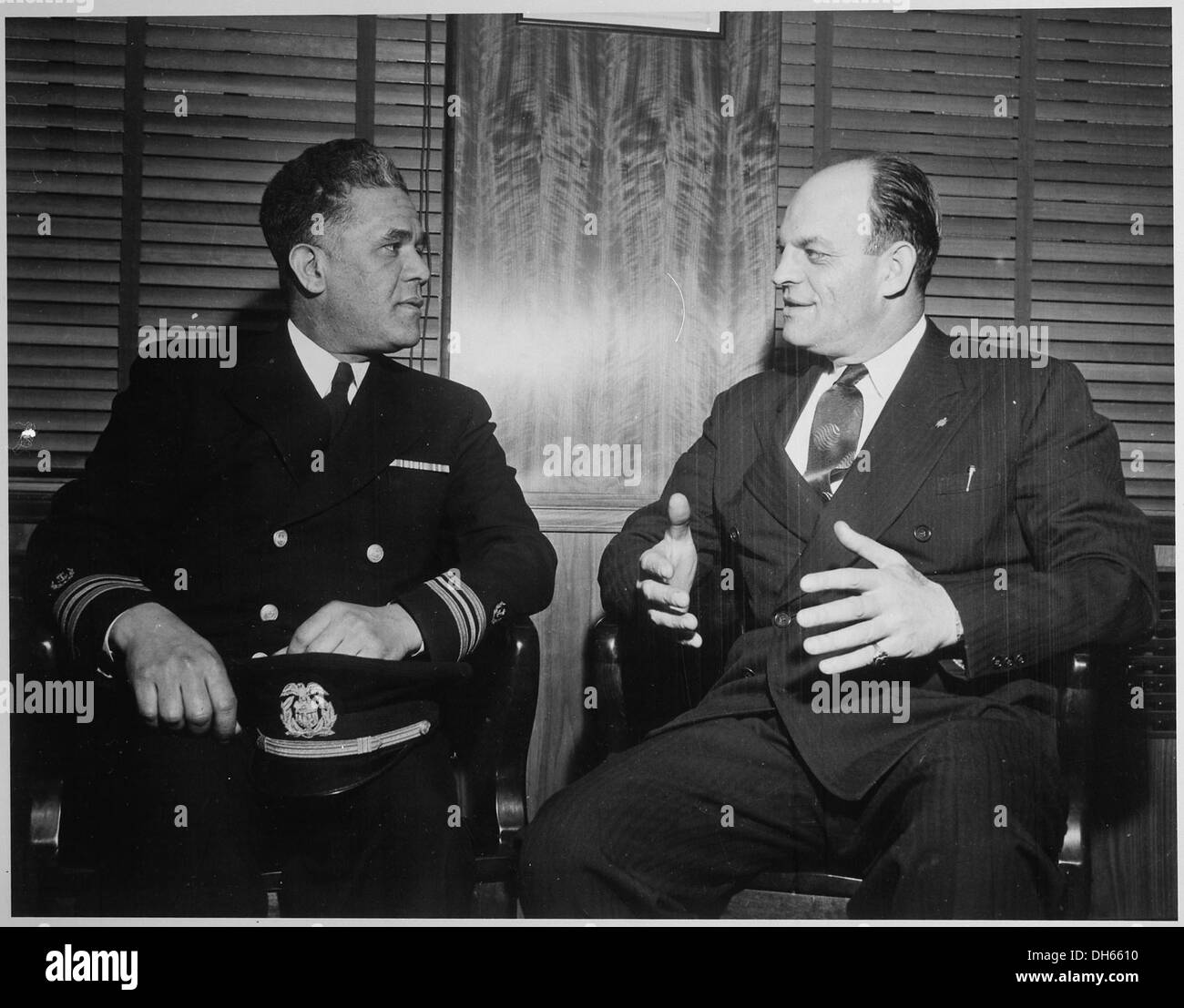 Captain Clifton Lastic of the Liberty Ship SS Bert Williams discusses ...