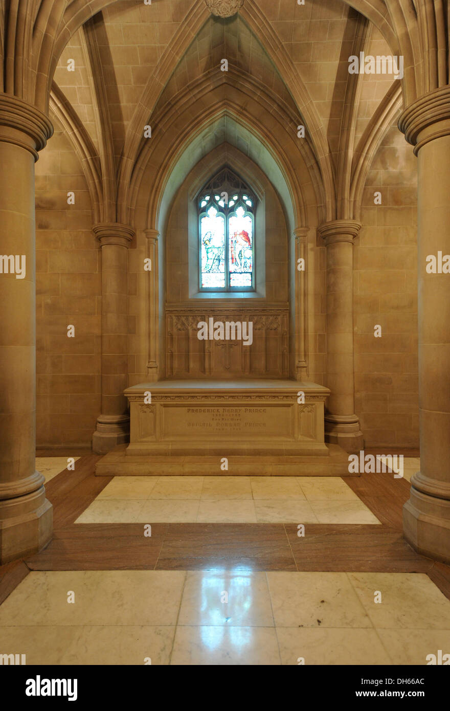 Sarcophagus of Frederick Henry Prince, crypt, Washington National ...