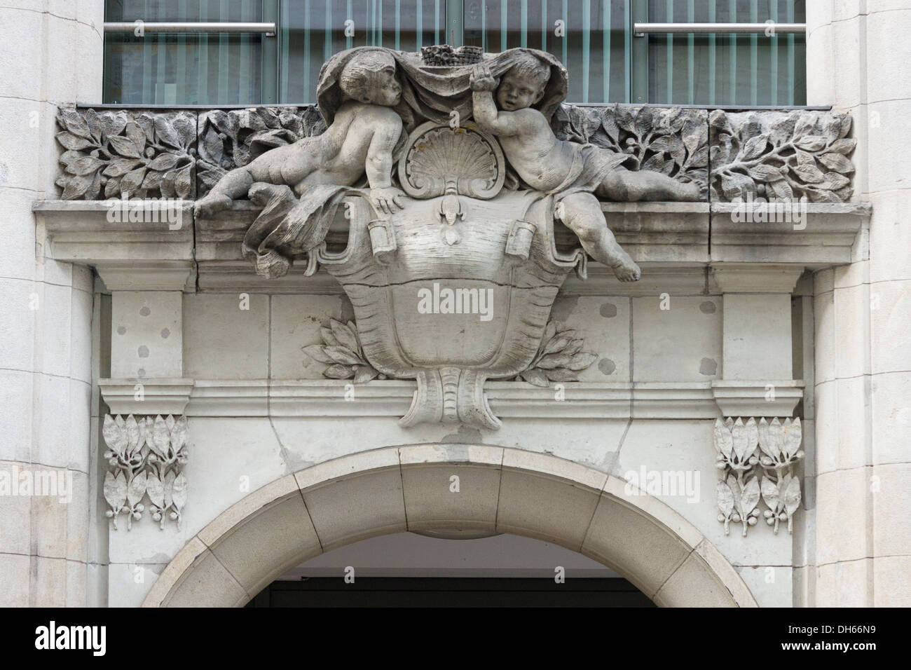 Mascaron (architecture) in the old building. Berlin Stock Photo - Alamy