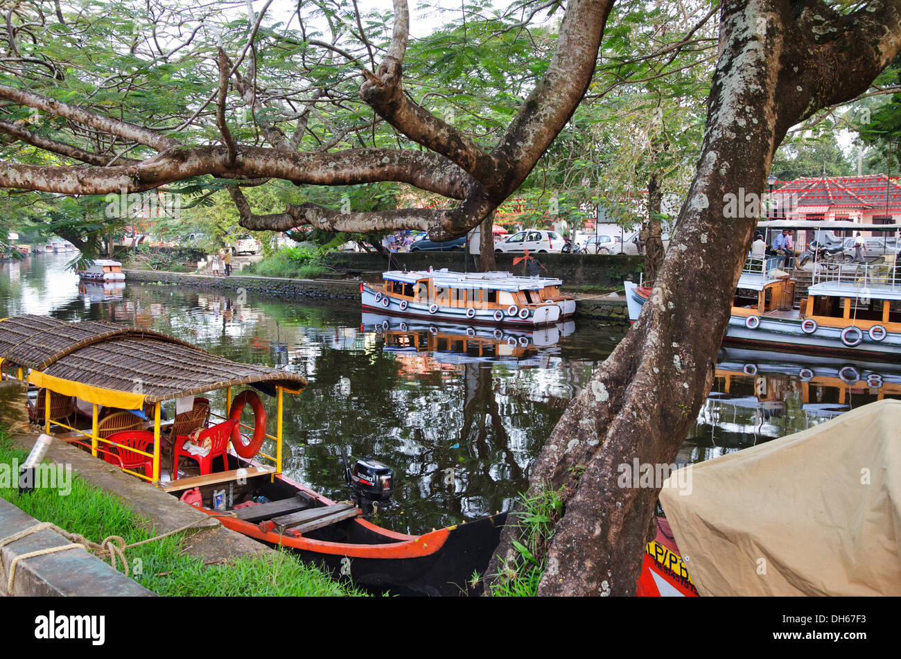 Alappuzha canal, Kerala Stock Photo - Alamy