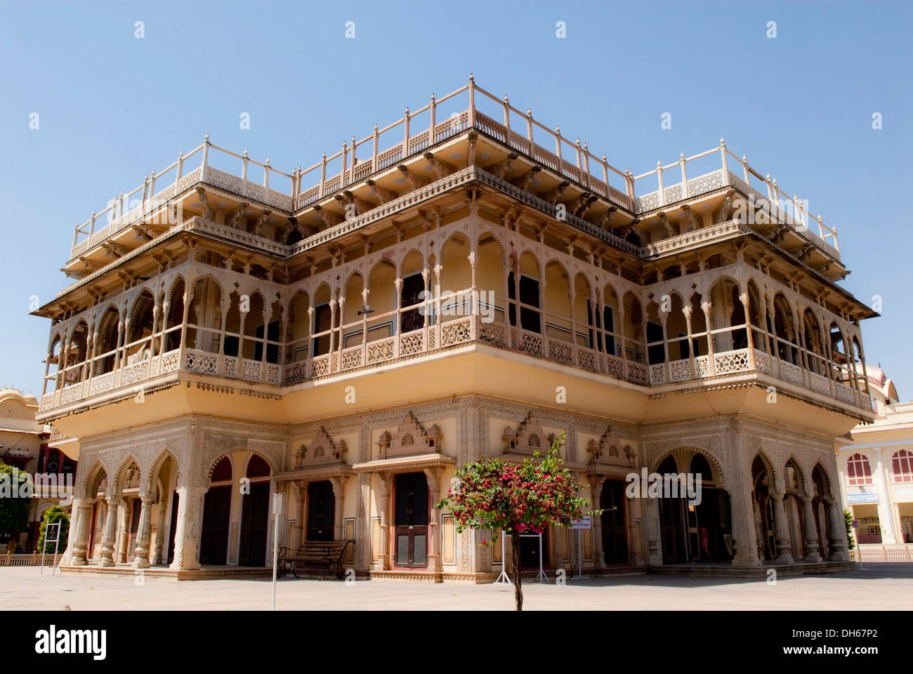 Mubarak Mahal in City Palace, Jaipur, Rajasthan, India, Asia Stock ...