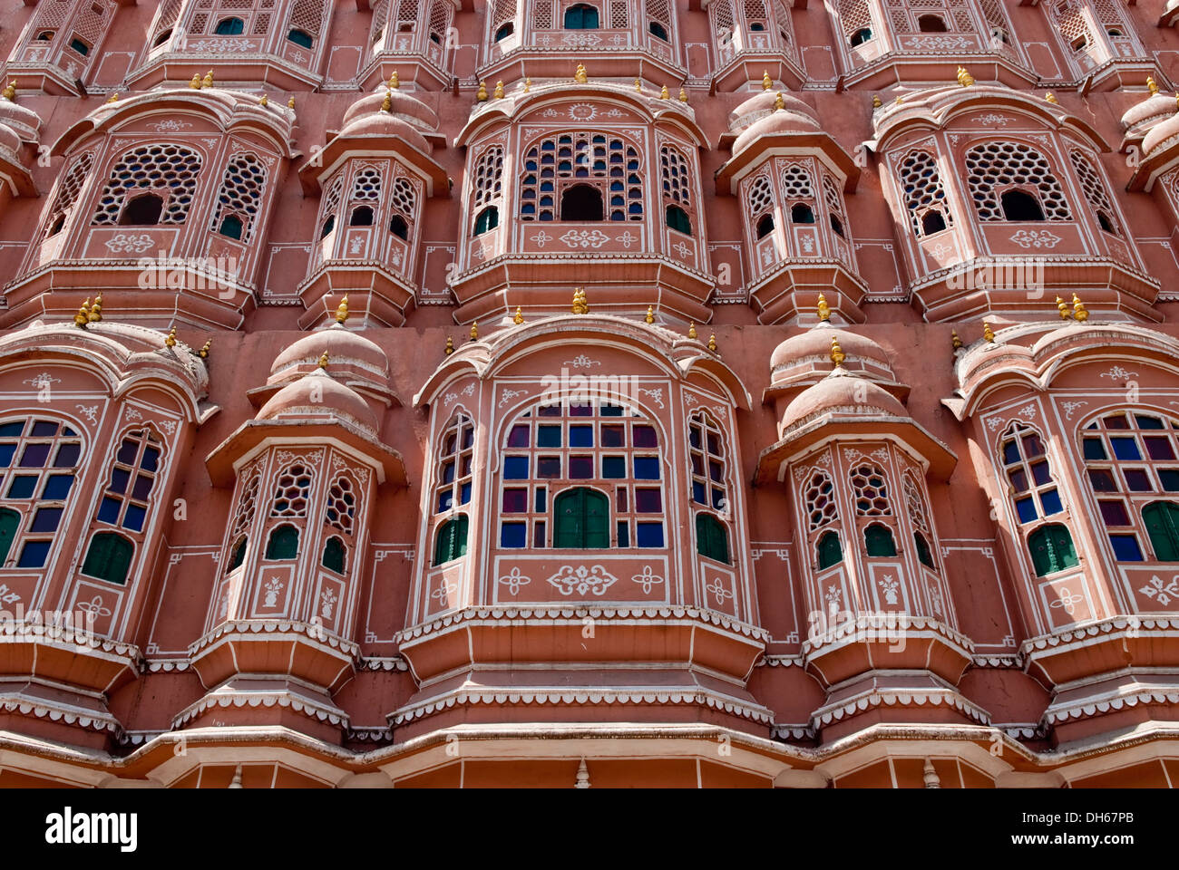 Front view of Hawa Mahal, Jaipur, Rajasthan, India, Asia Stock Photo ...